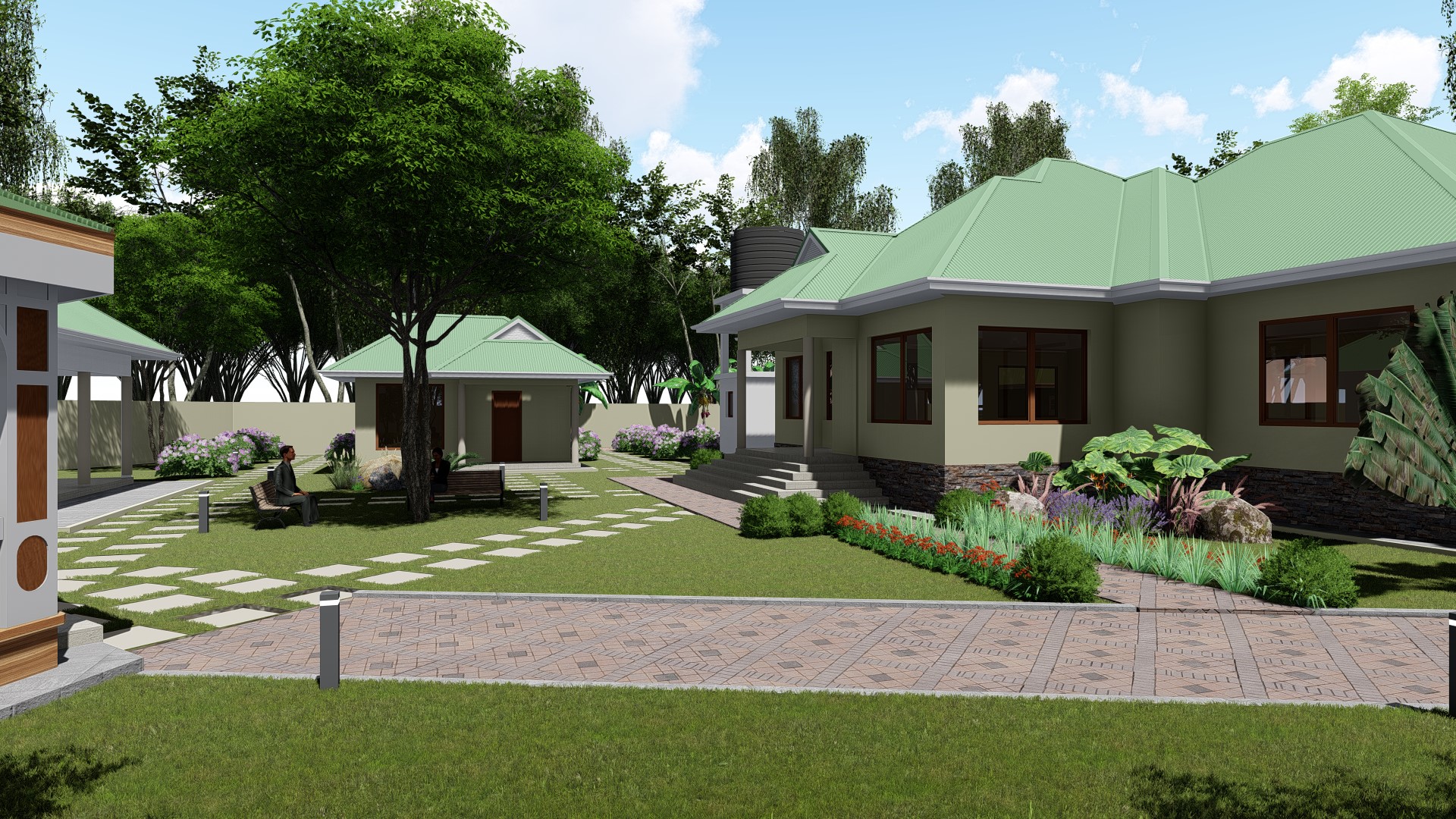 BUSTANI ZA NYUMBANI “(GARDEN) NA LANDSCAPING DESIGN” – Ujenzi Makini