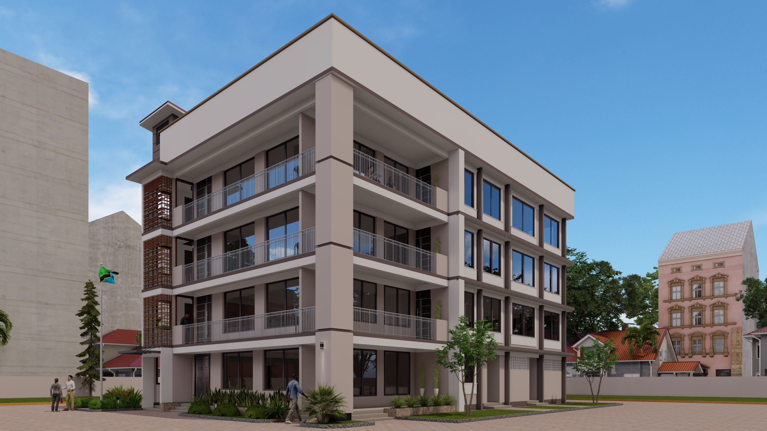 RAMANI YA JENGO LA GHOROFA LA SHULE – Ujenzi Makini